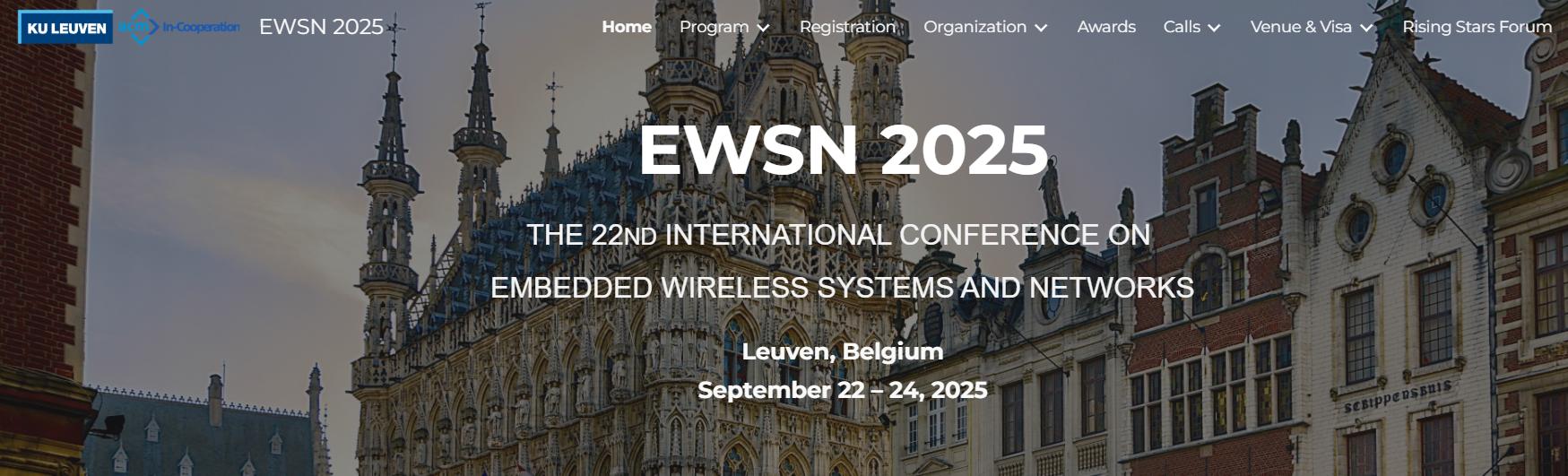学院吴武飞副教授团队在嵌入式顶级会议EWSN 2025上发表论文-南昌大学人工智能学院
